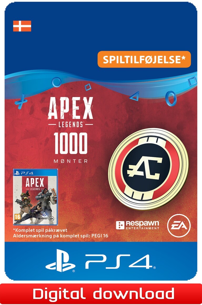 Apex Legends™ - 1000 Apex Coins - Playstation 4 | Elgiganten | Elgiganten