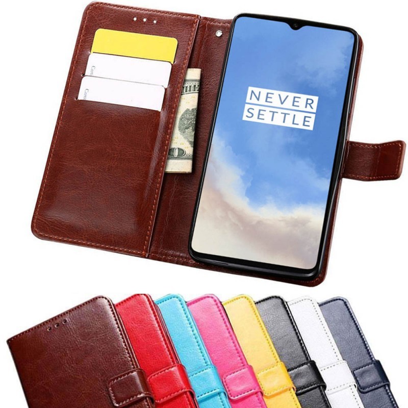 Lommebokdeksel 3-kort OnePlus 7T Pro (HD1913) - brun - Elkjøp | Elkjøp