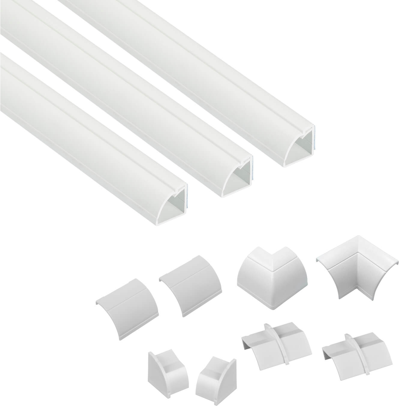 D-Line kabellist 3-pack (1 m/vit) - Elgiganten - Elgiganten