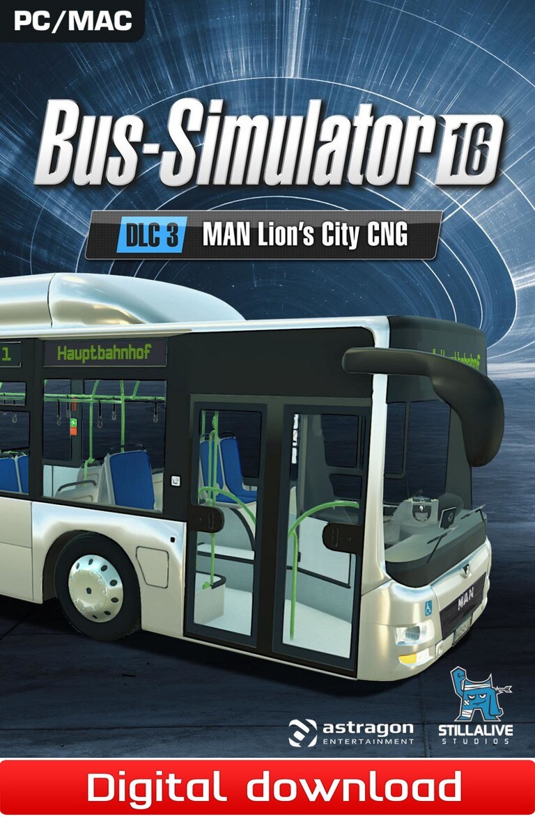 Bus Simulator 16: - MAN Lion´s City CNG Pack - PC Windows,Mac OSX ...