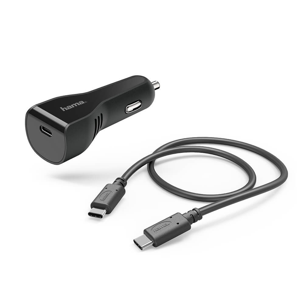 HAMA Lader 12V USB-C PD 27W 3A løs Kabel 1m Svart - Elkjøp | Elkjøp