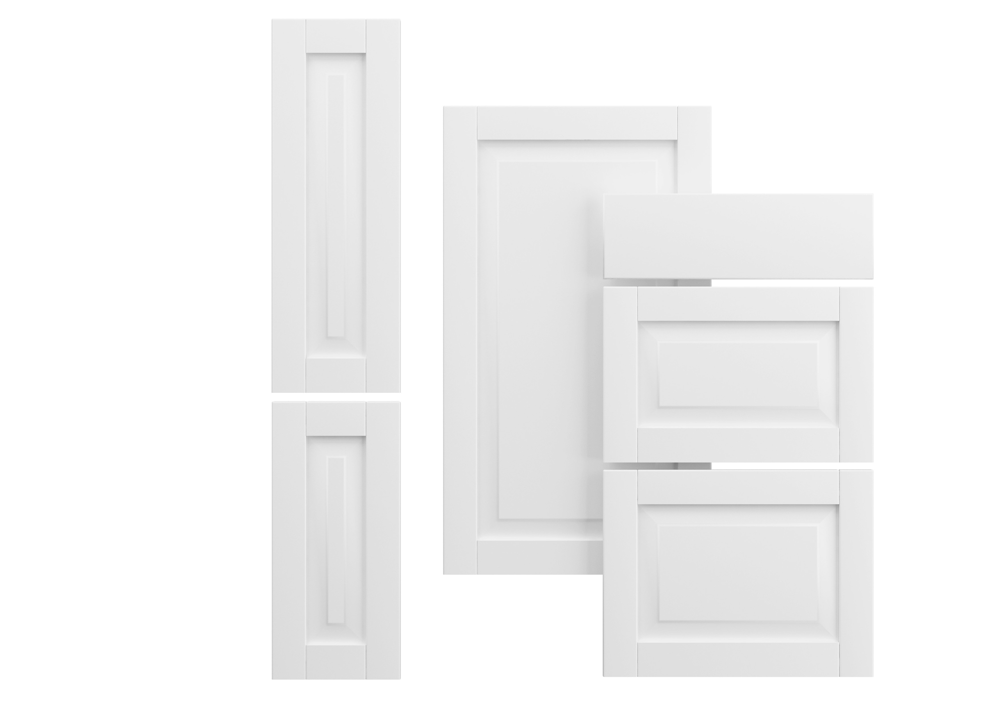 Fasett Offwhite dør til kjøkken 45x70 - Elkjøp | Elkjøp