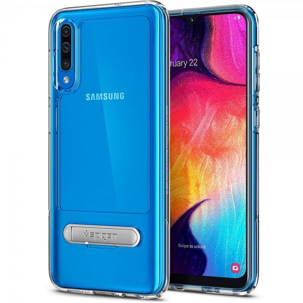 Spigen Samsung Galaxy A50 Cover Slim Armor Essential S Crystal Clear ...