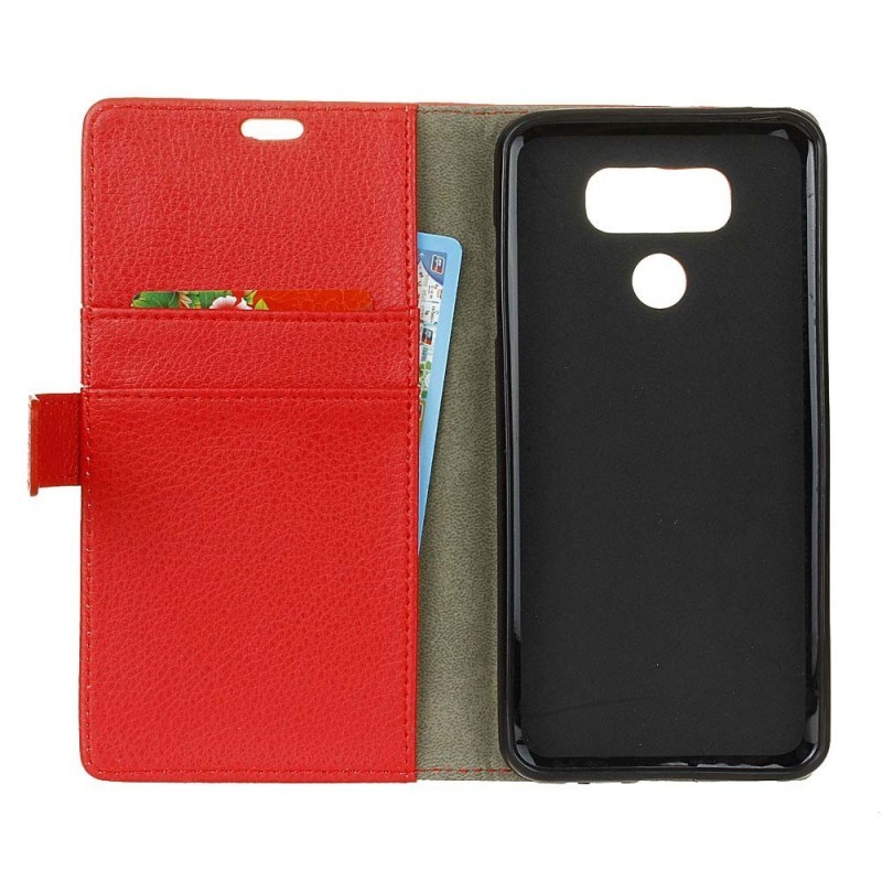 Mobilplånbok 2-kort LG V40 ThinQ (LM-V405) - Röd - Elgiganten - Elgiganten