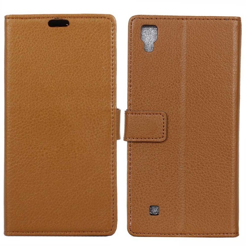 Mobilplånbok 2-kort LG X Power (K220) - Brun - Elgiganten - Elgiganten