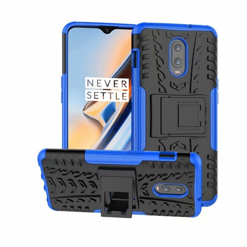 Stöttåligt skal med ställ OnePlus 6T (A6010) - Blå - Elgiganten ...