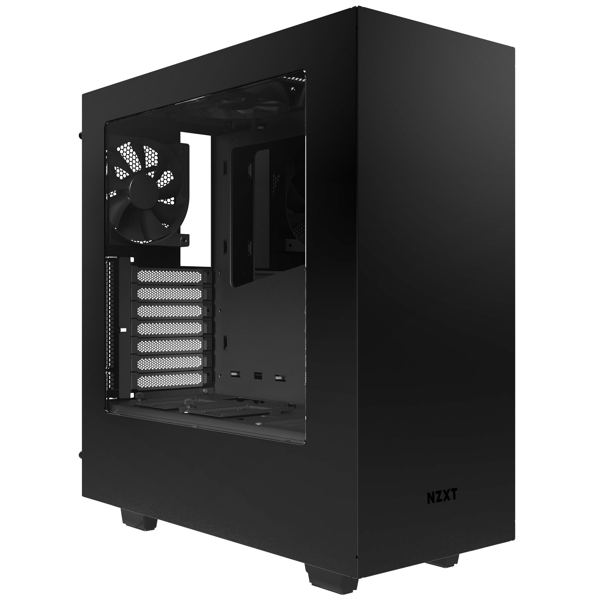 NZXT S340 PC-kabinet - sort/rød | Elgiganten | Elgiganten