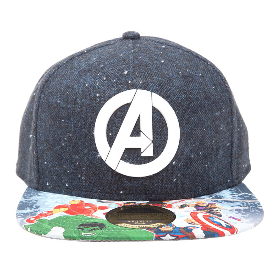 Marvel - Avengers Assemble snapback cap (sort) | Elgiganten | Elgiganten