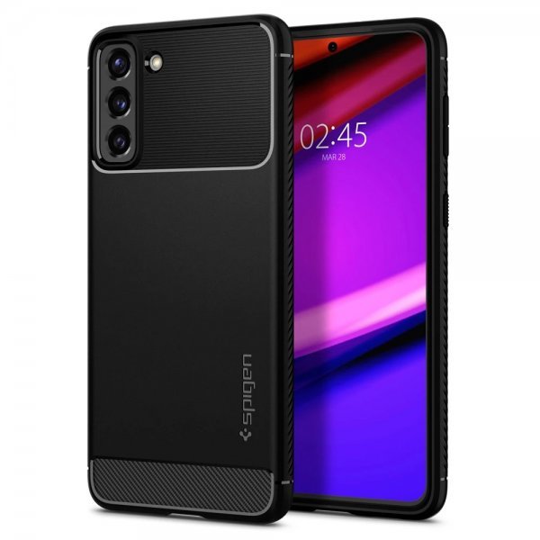 Spigen Samsung Galaxy S21 Deksel Rugged Armor Matte Black - Elkjøp | Elkjøp