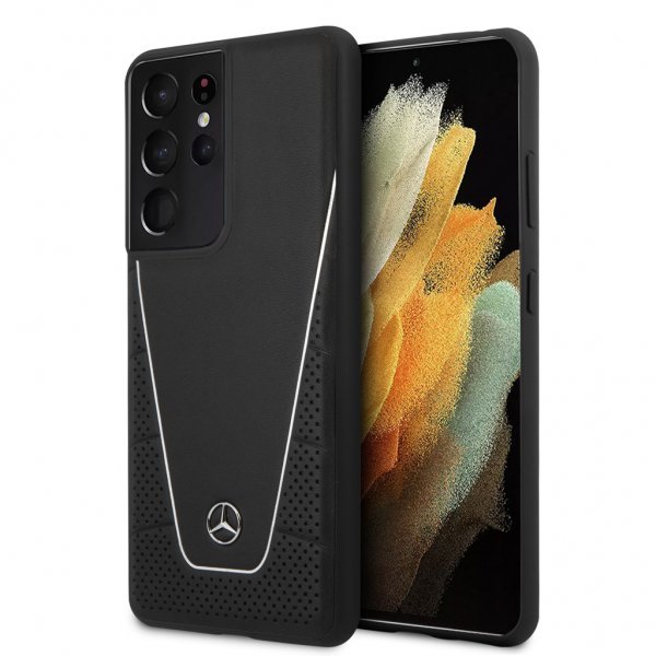 Mercedes Benz Samsung Galaxy S21 Ultra Deksel Logo Perforert Dynamic ...