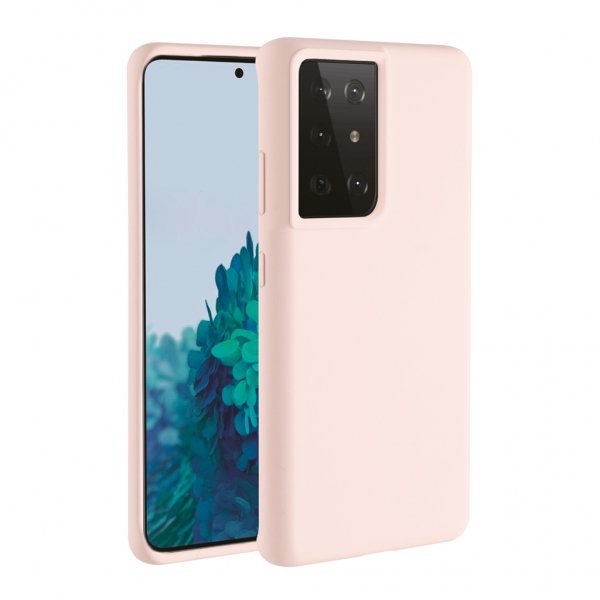 Vivanco Samsung Galaxy S21 Ultra Deksel Hype Cover Pink Sand - Elkjøp ...