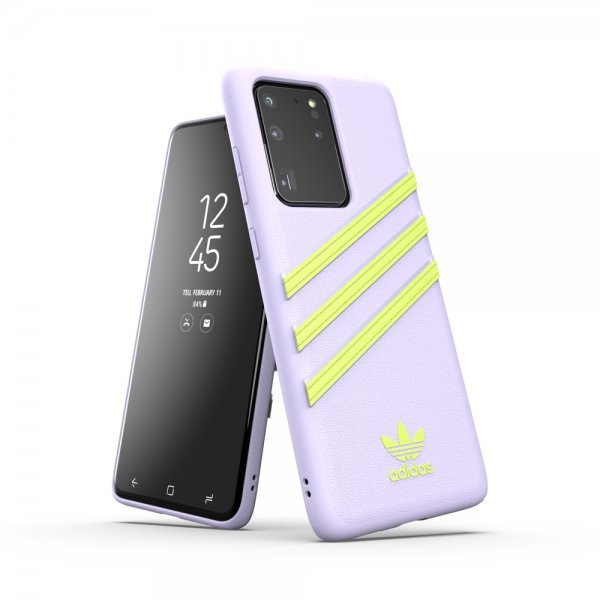 Adidas Samsung Galaxy S20 Ultra Deksel OR 3 Stripes Snap Case Lilla ...
