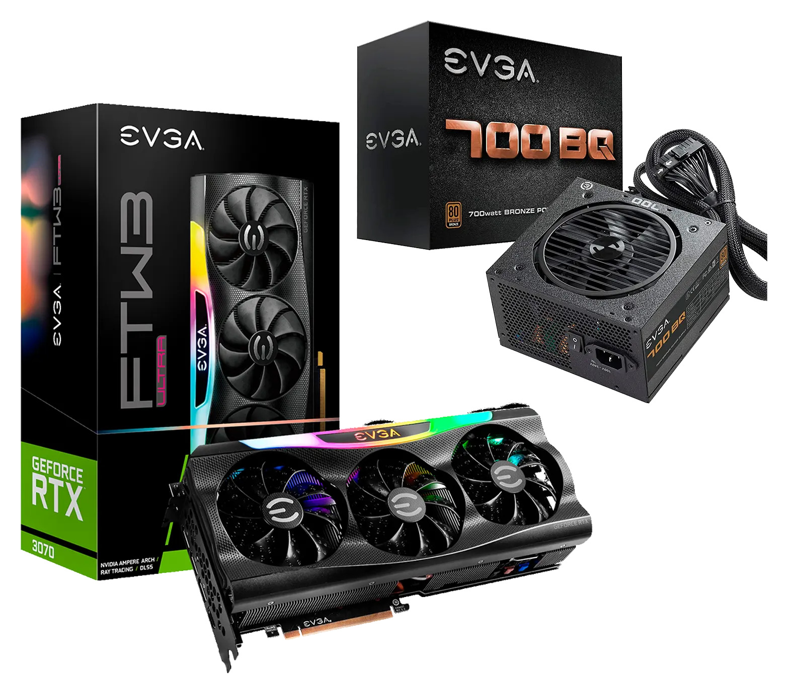 EVGA RTX 3070 FTW3 + 700WB BU - Gigantti verkkokauppa