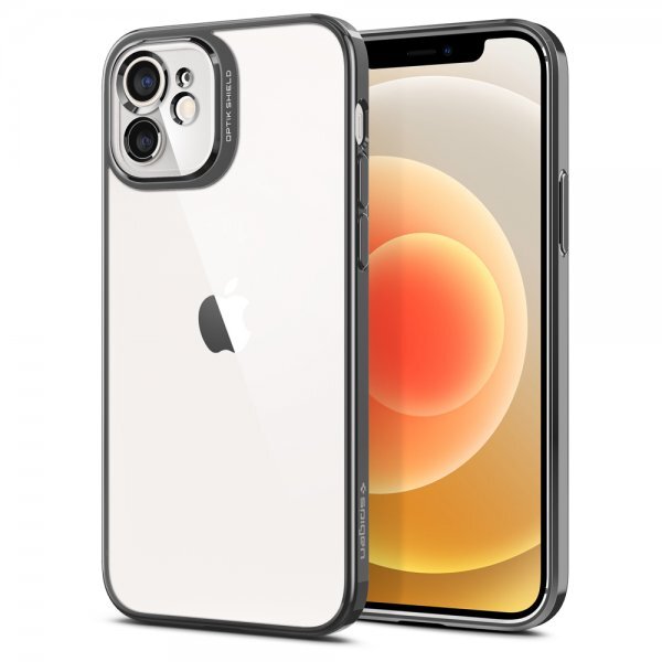 Spigen iPhone 12 Deksel Optik Crystal Chrome Grey - Elkjøp | Elkjøp