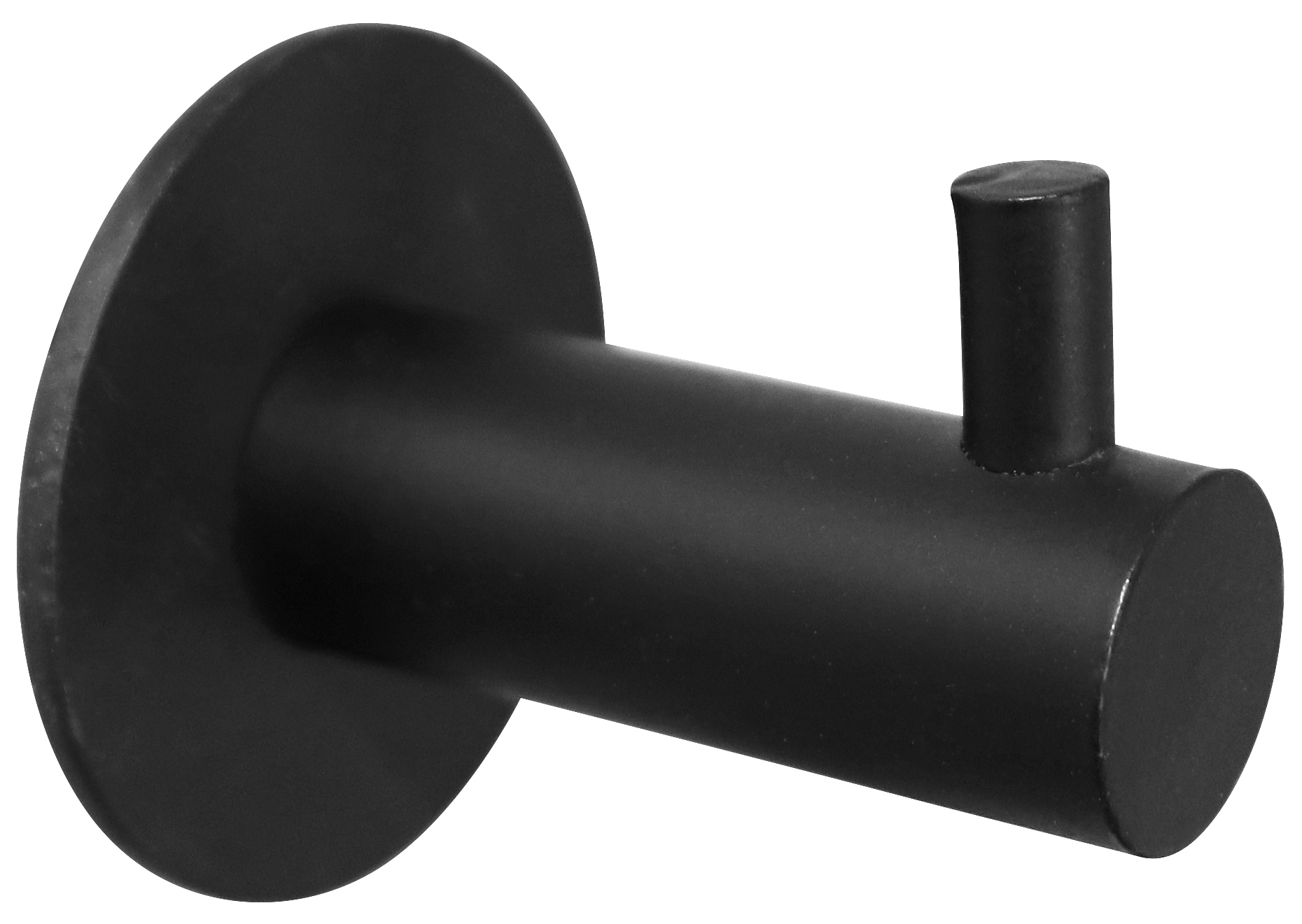 Knagerække rund med 1 knag - sort | Elgiganten | Elgiganten