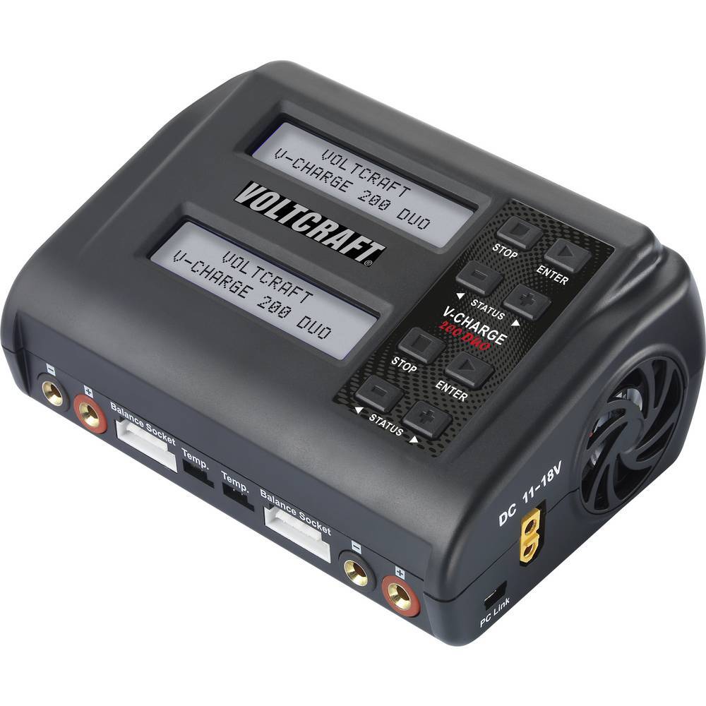 VOLTCRAFT V-Charge 200 Duo Modelbyg-oplader 10 A | Elgiganten | Elgiganten