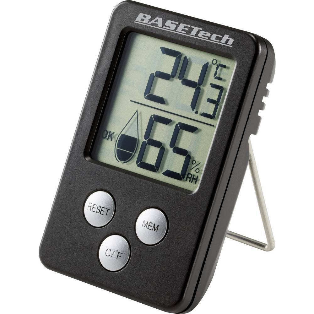 Basetech Termo-/Hygrometer Svart - Elgiganten - Elgiganten