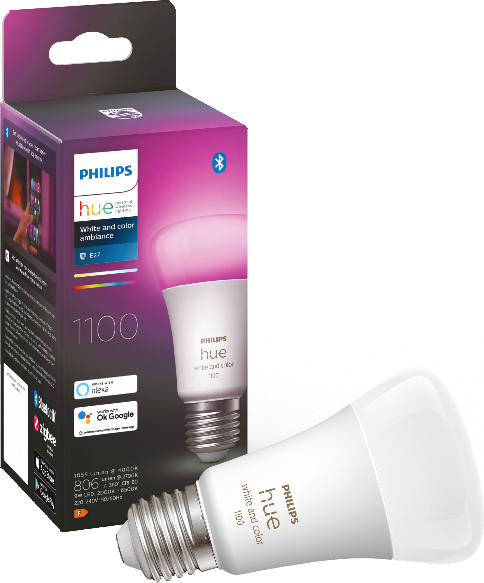 Philips Hue WCA lamppu 11 W A60 E27 - Gigantti verkkokauppa