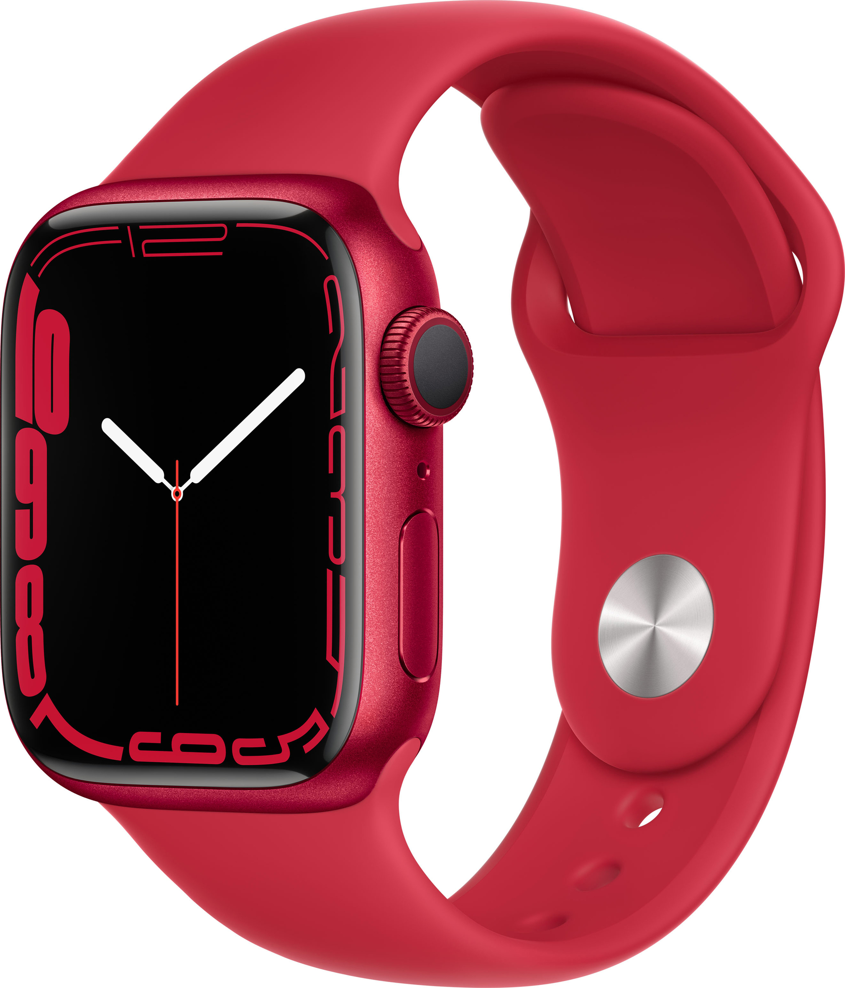 Apple Watch Series 7 41 mm GPS (pun. alu. / pun. urheiluranneke ...