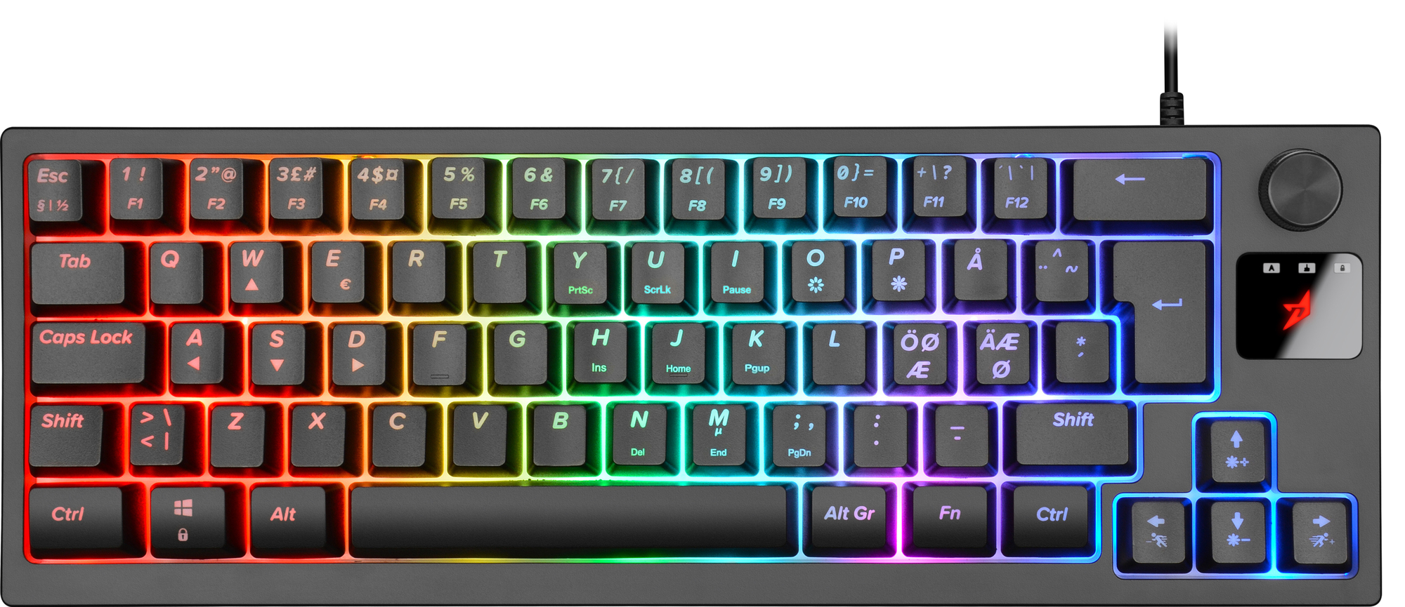 Next MX7 RGB Mini gaming tangentbord - Elgiganten - Elgiganten
