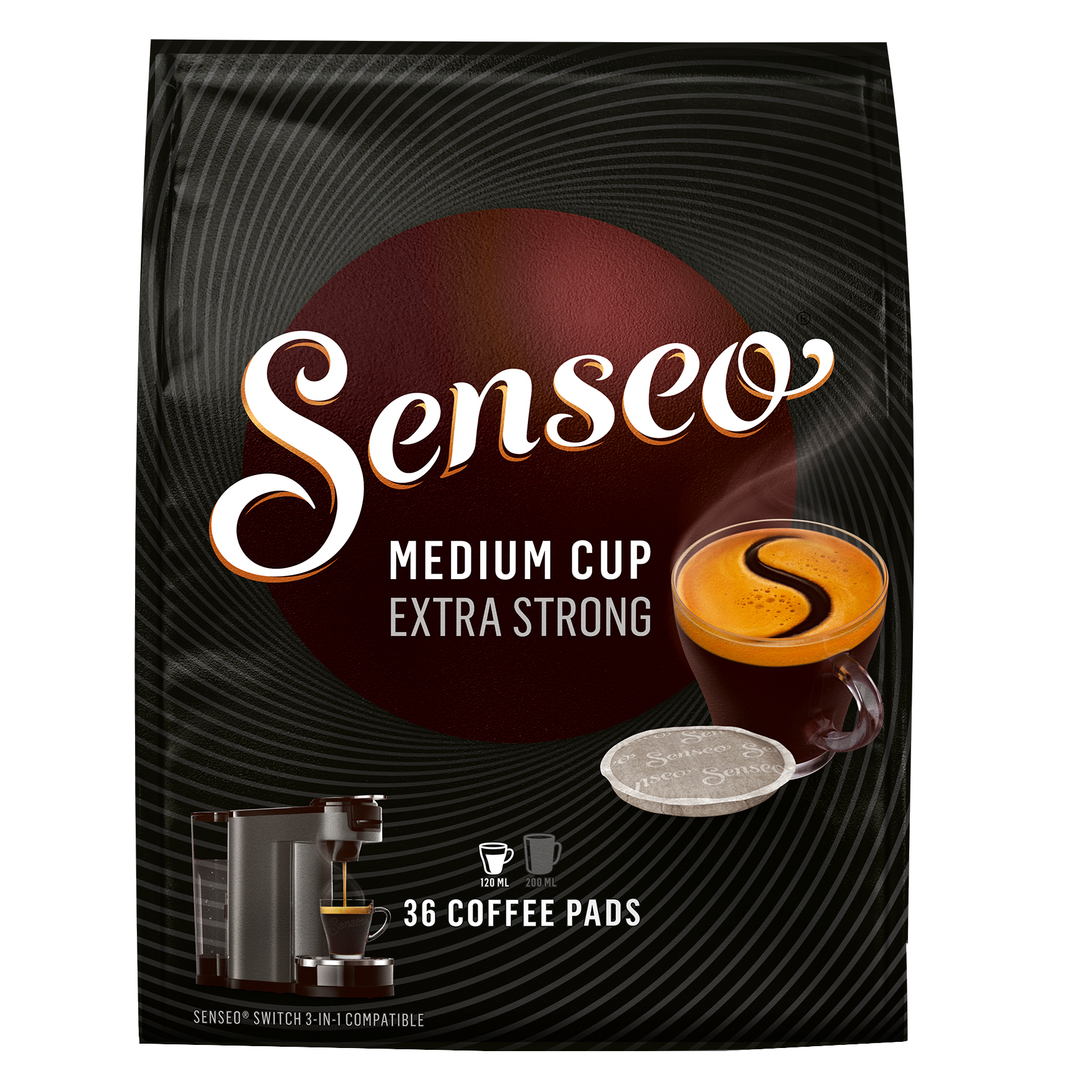 Senseo Extra Strong Standard kaffepads (36 stk) - Elgiganten - Elgiganten