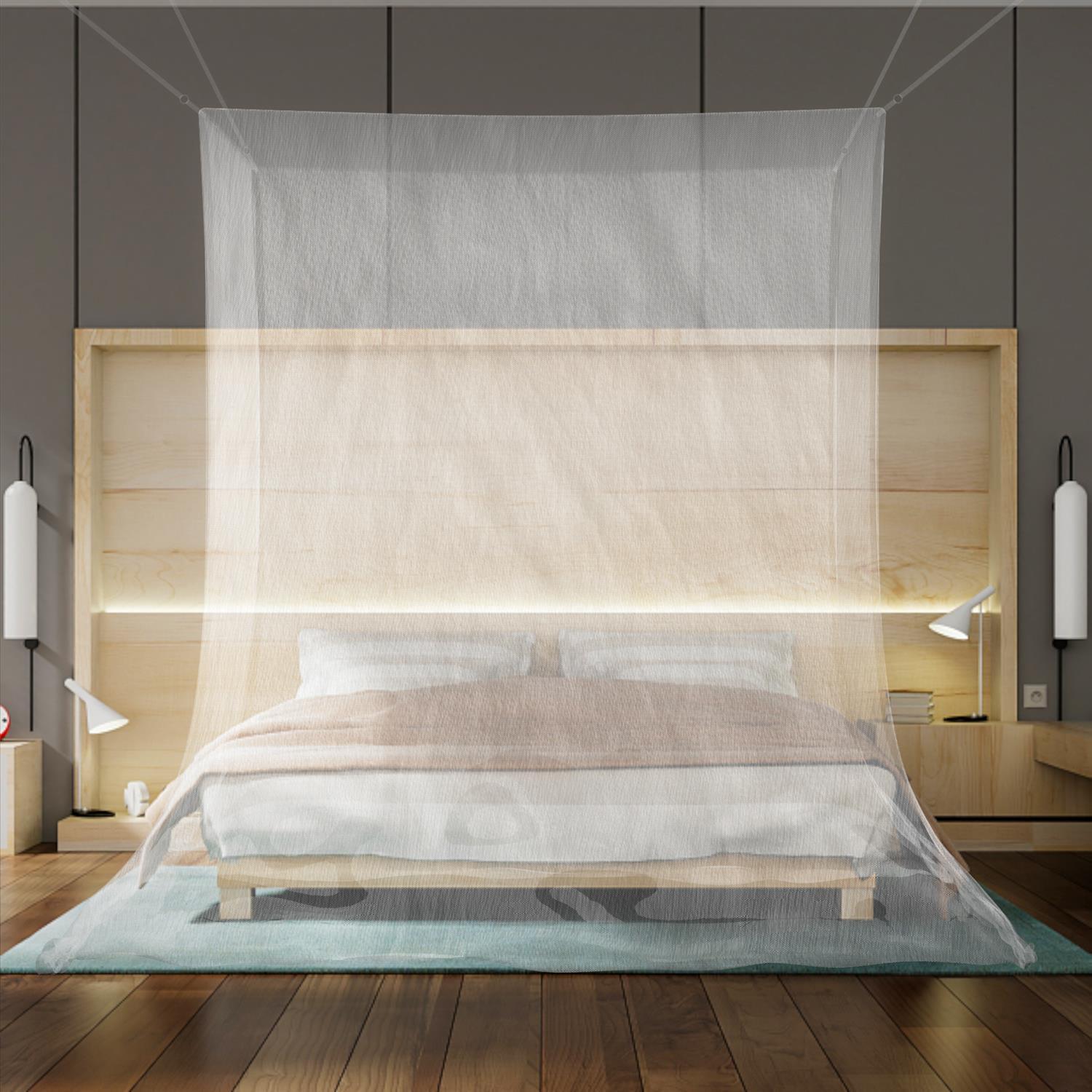 Myggnett for beskyttelse mot mygg og insekter (hvit) - Elkjøp | Elkjøp