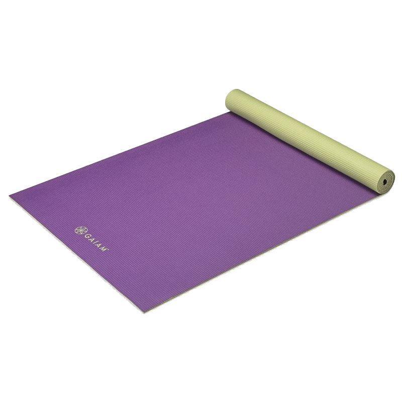 Gaiam Grape Cluster 2-Color Yoga Mat 4mm Classic - Gigantti verkkokauppa