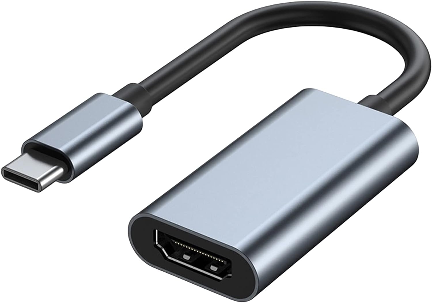 NÖRDIC USB C til HDMI adapter 4k i 30Hz 10cm svart - Elkjøp | Elkjøp