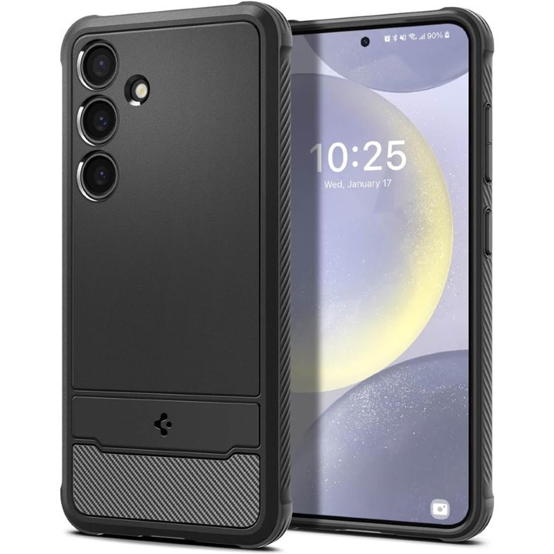 Spigen Rugged Armor deksel Samsung Galaxy S24 Plus - Svart - Elkjøp | Elkjøp