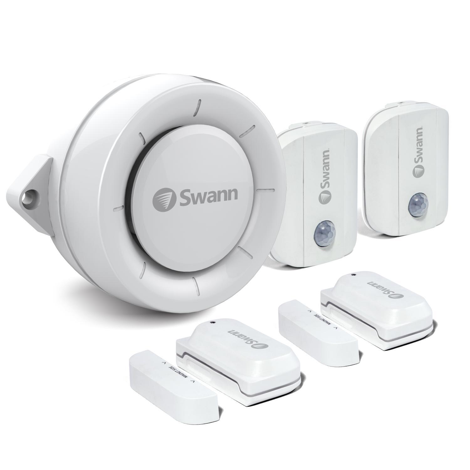 Swann Home Security Alert Kit (4 Sensors + Siren) - Elgiganten - Elgiganten