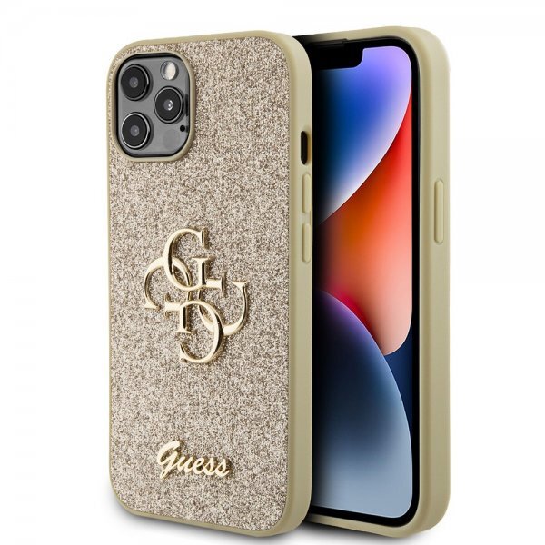 Guess iPhone 12/iPhone 12 Pro Deksel Fixed Glitter Gull - Elkjøp | Elkjøp