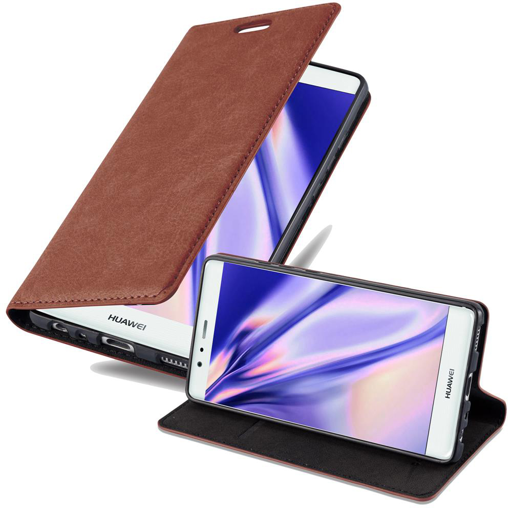 Huawei P9 lommebokdeksel case (brun) - Elkjøp | Elkjøp
