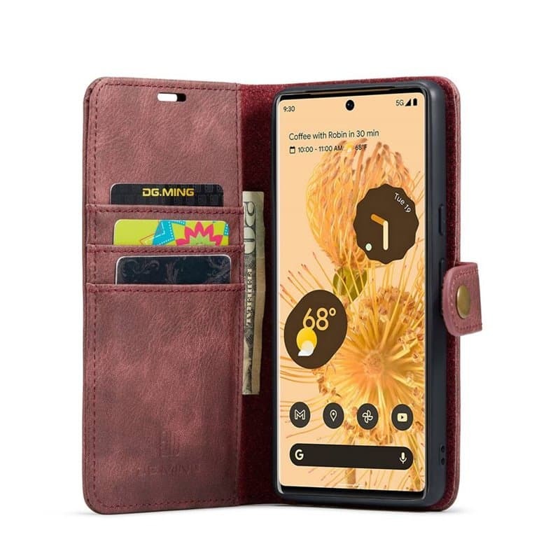 Mobil lommebok DG-Ming 2i1 Google Pixel 8 Pro - Rød - Elkjøp | Elkjøp