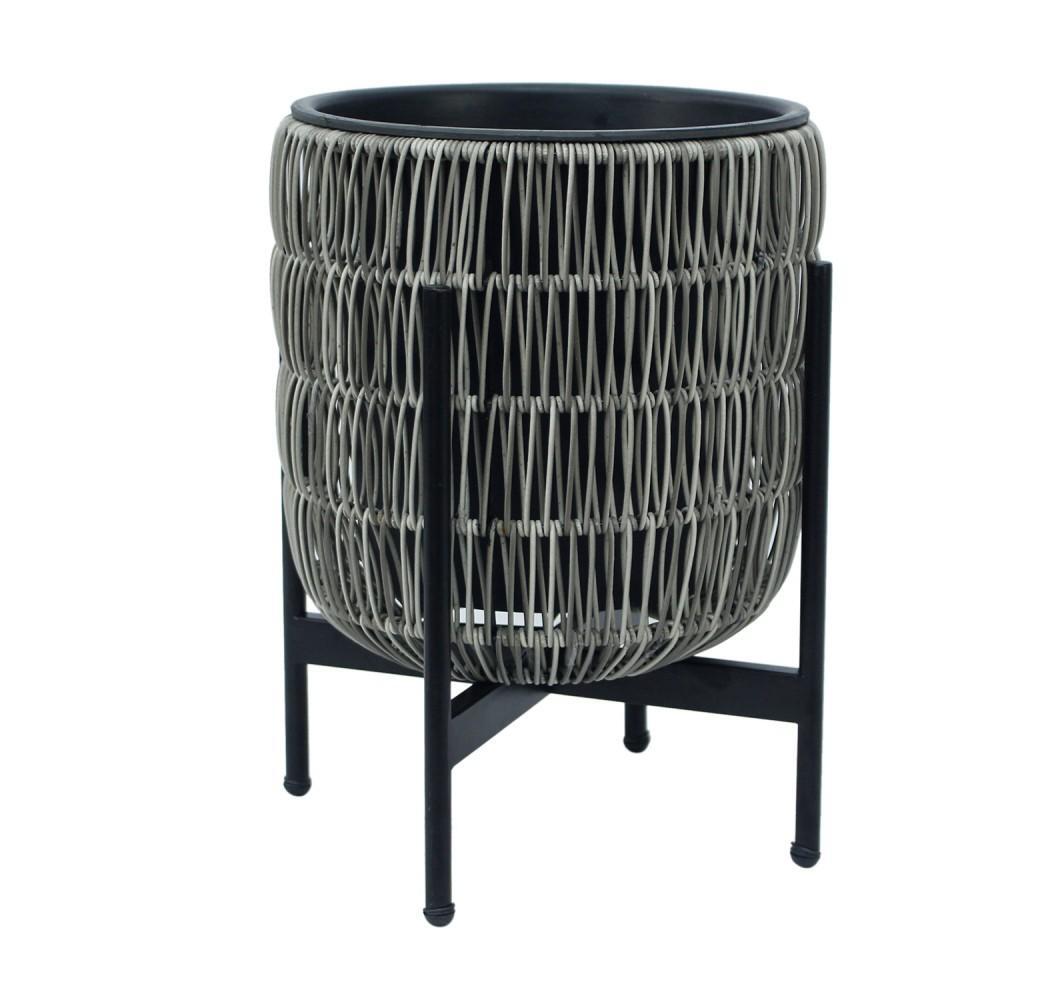 Plantekar WIKER med stativ 30x30xH38cm, lys grå - Elkjøp | Elkjøp