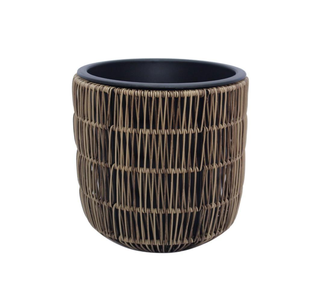 Plantekar FLETT D27xH28cm, lysebrun - Elkjøp | Elkjøp