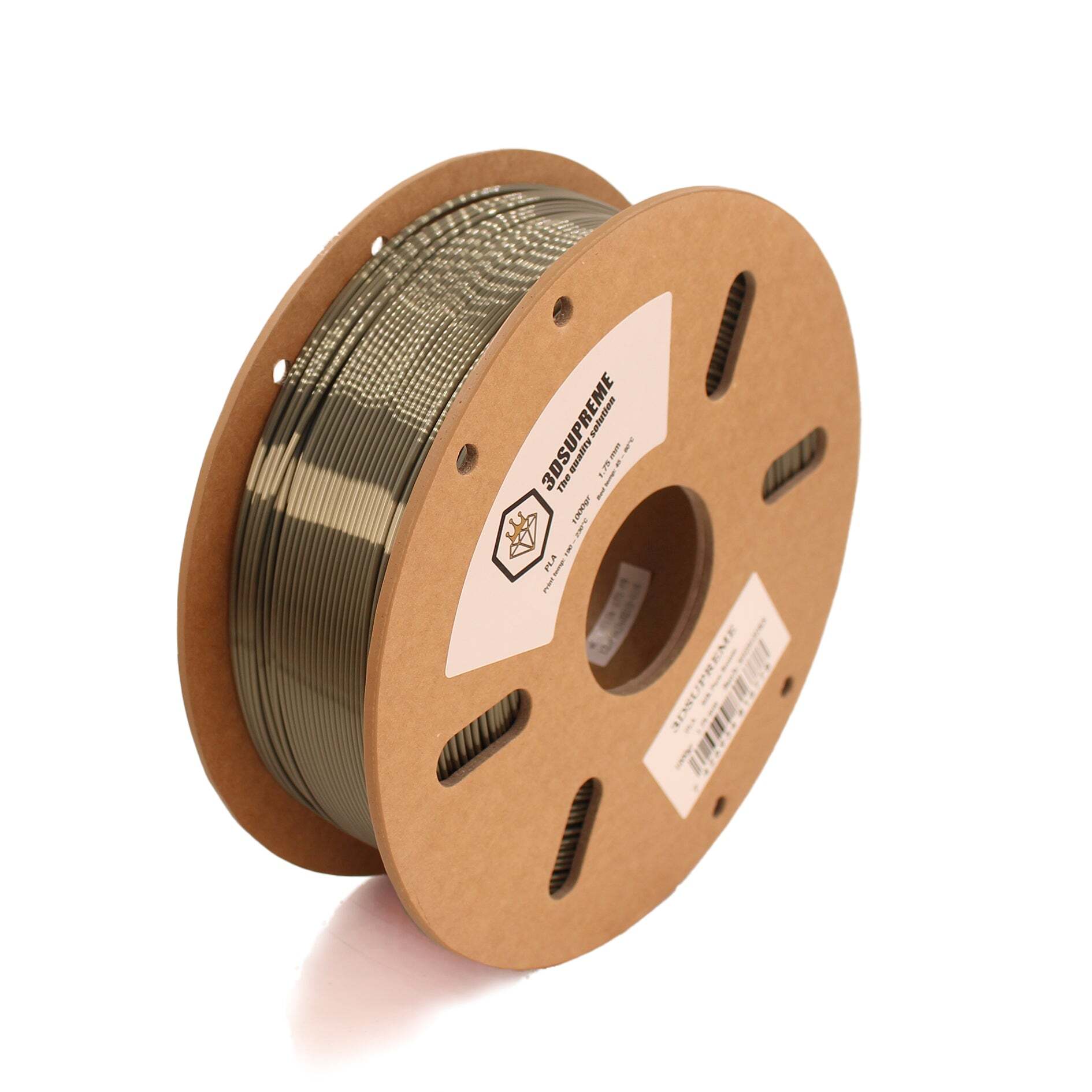 3DSUPREME - PLA - Silk Pure Bronze - 1.75mm - 1kg / Default Title ...