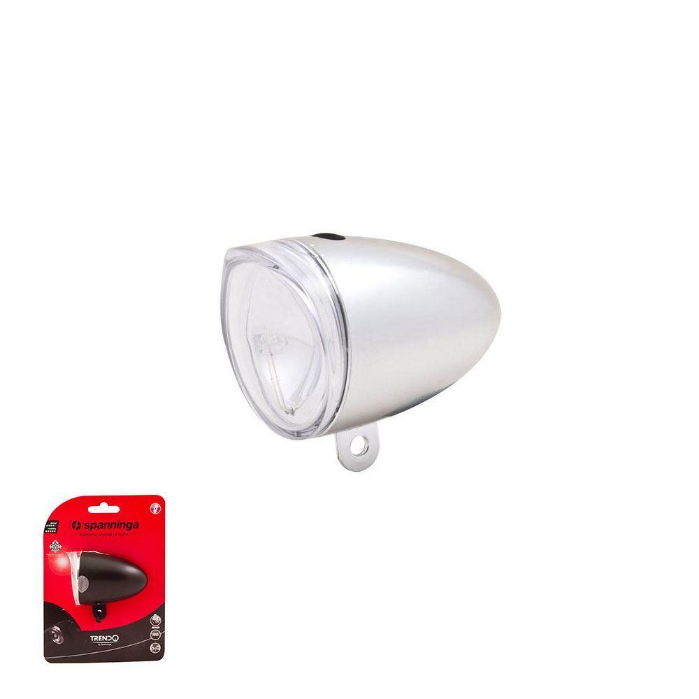 SPANNINGA Front Light Trendo Xb, Cykelbelysning Chrome - Elgiganten ...