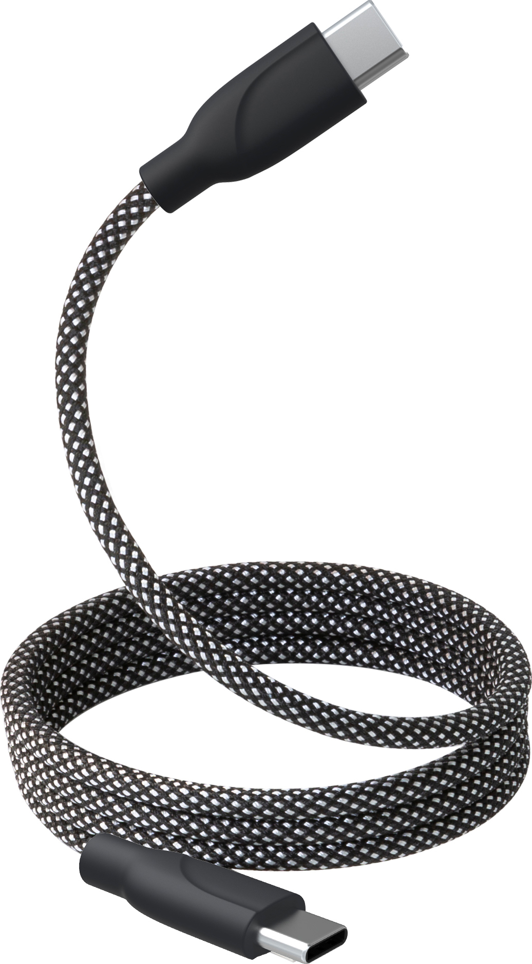 Sandstrøm 1m magnetisk USB C to C cable sort | Elgiganten | Elgiganten