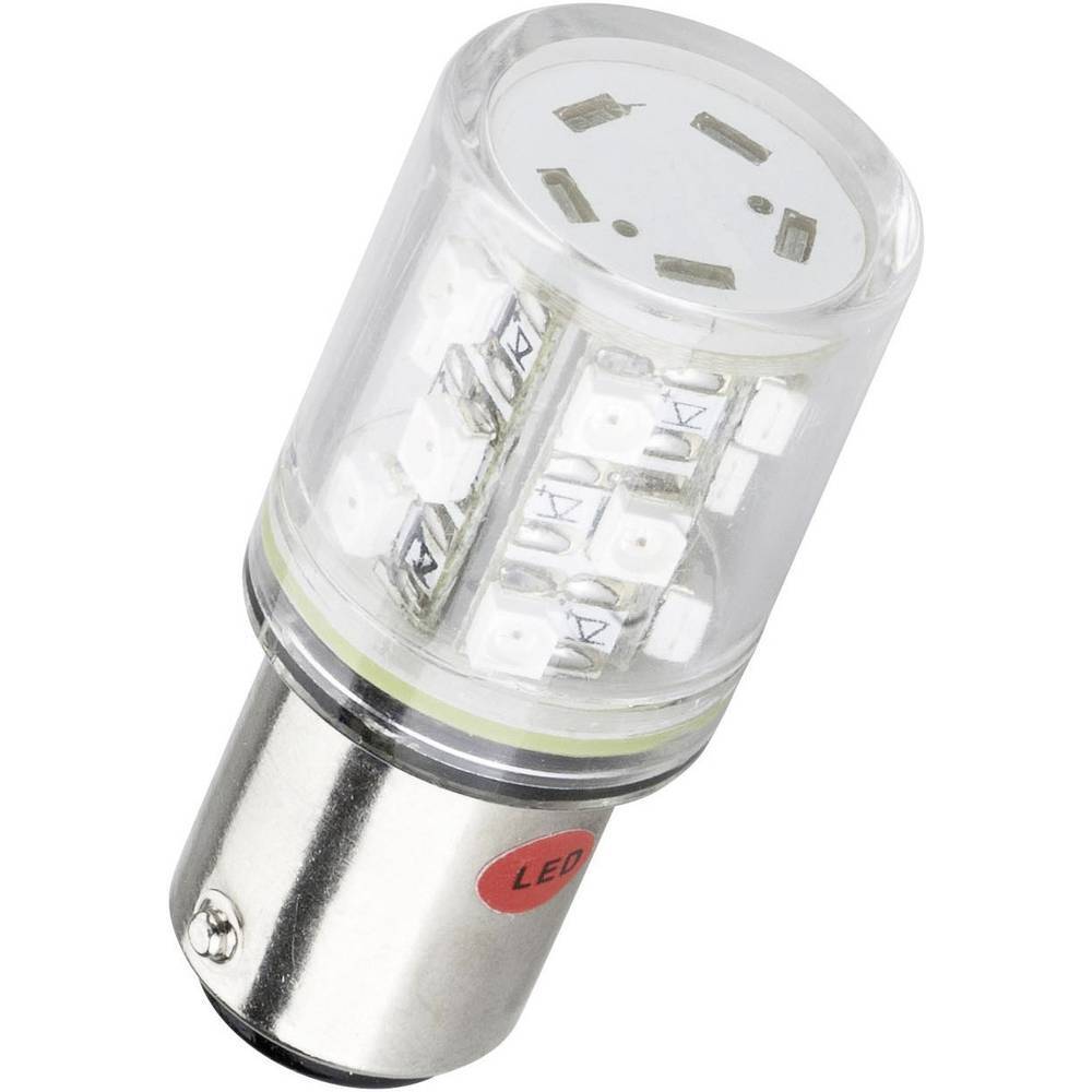Barthelme LED-signallampe BA15d Rød 230 V/AC 12 lm | Elgiganten ...