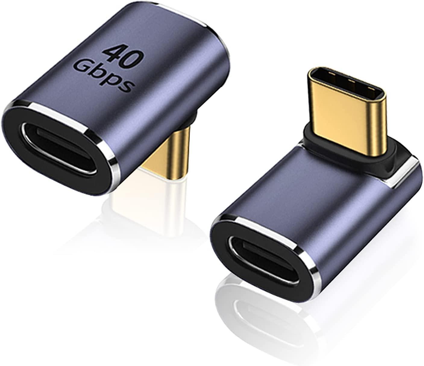 NÖRDIC USB4 vinklet adapter han til hun 40G 8K60Hz PD240W | Elgiganten ...