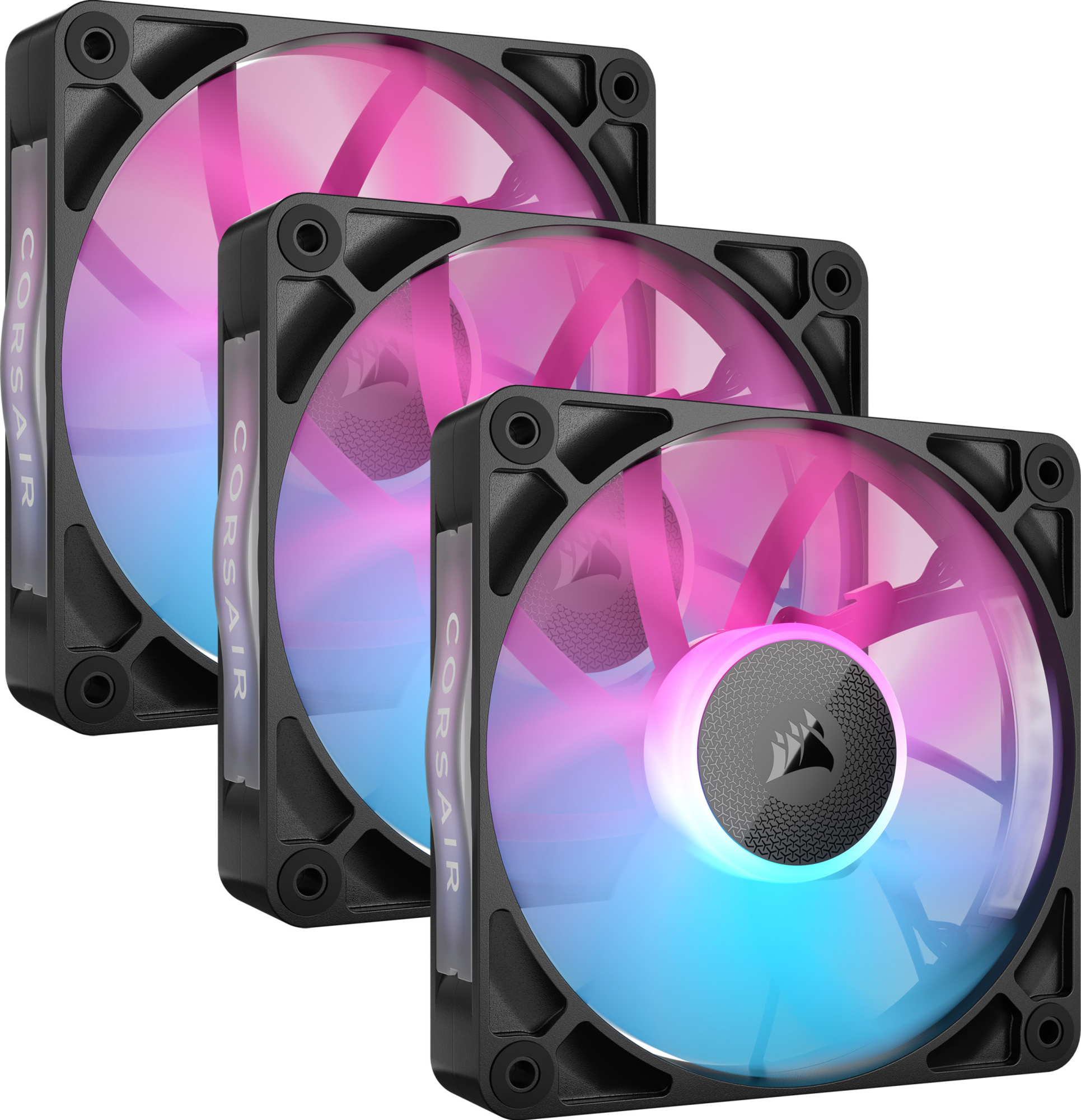 Corsair iCUE LINK RX120 RGB 120mm PWM fan starter kit (3-pack) - Elkjøp ...