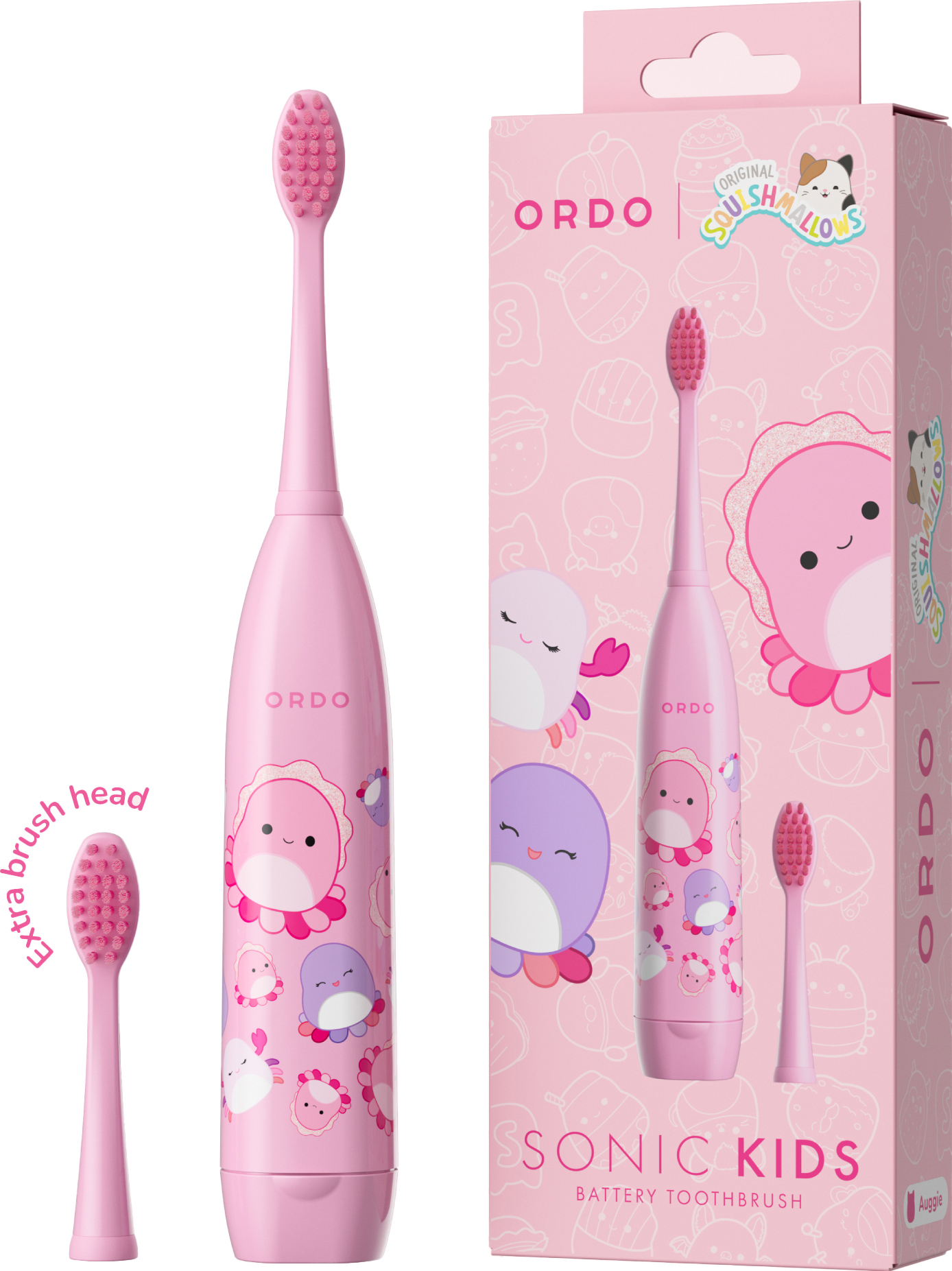 Ordo Sonic Kids eltandborste 44914 (Squishmallows Auggie) - Elgiganten ...
