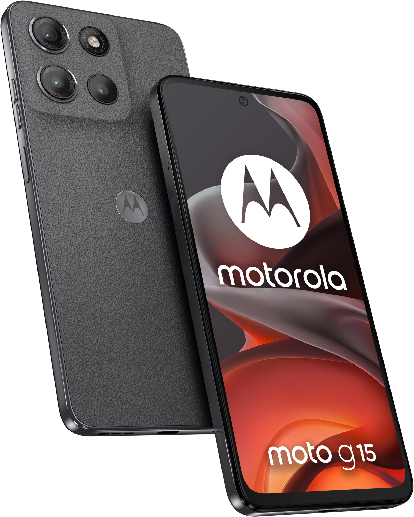 Motorola Moto G15 smartphone 4/128GB (grå) - Elgiganten - Elgiganten