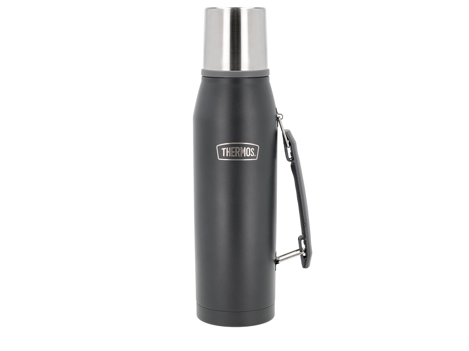 Vacuum flask 1.3 liter Matte black - Gigantti verkkokauppa