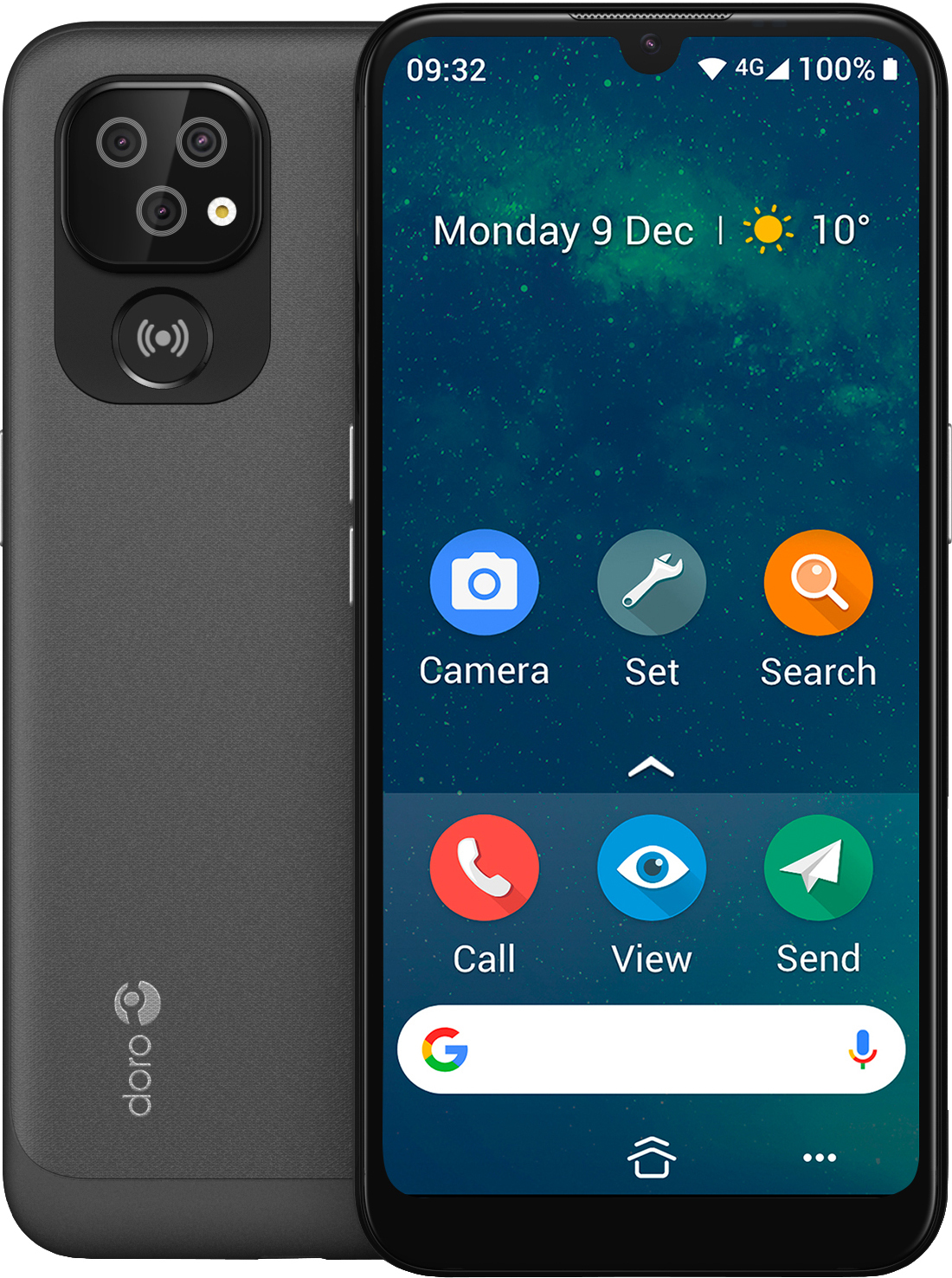 Doro 8110 älypuhelin (grafiitti) - Gigantti verkkokauppa