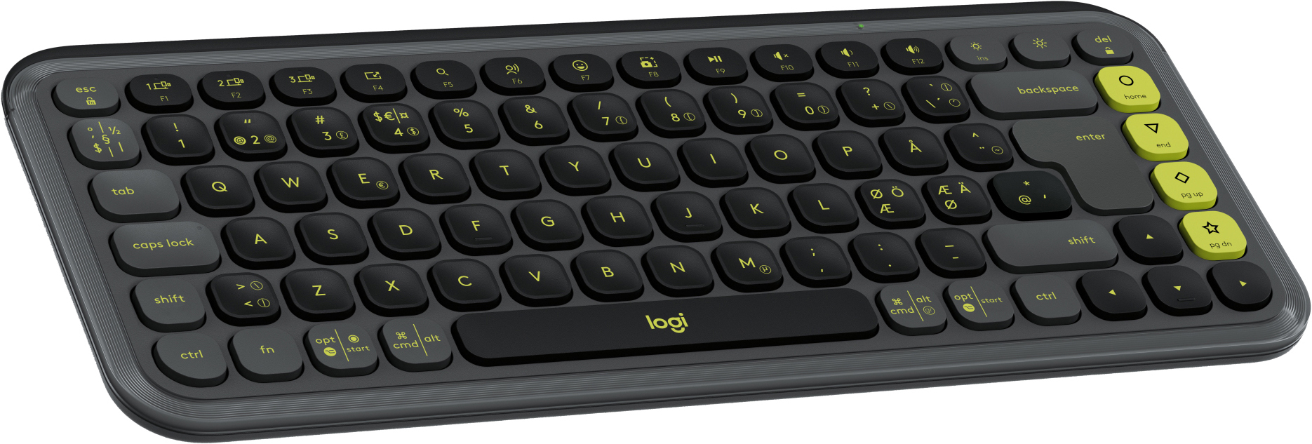 Logitech Pop Icon tastatur (graphite) - Elkjøp | Elkjøp