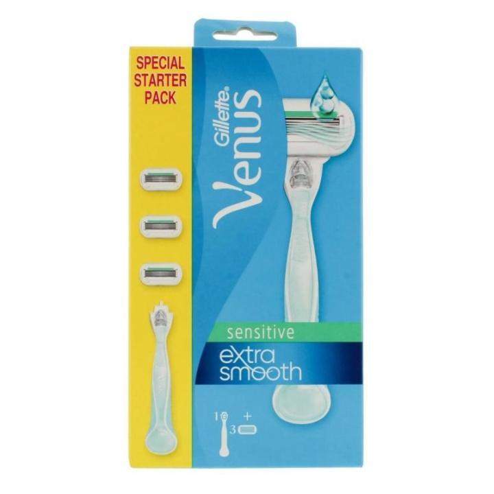 Gillette Venus Sensitive Extra Smooth Starter Pack - Elgiganten ...