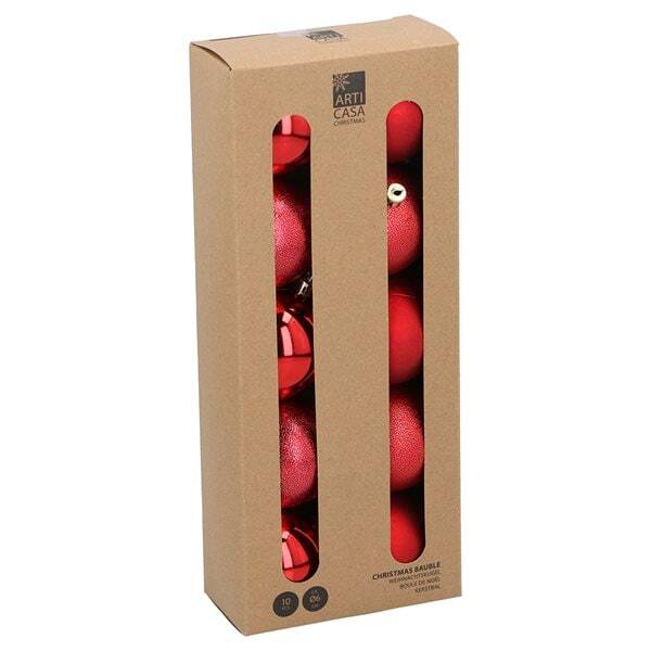 Röda julkulor 6 cm 10-pack för en klassisk julgran - Elgiganten ...