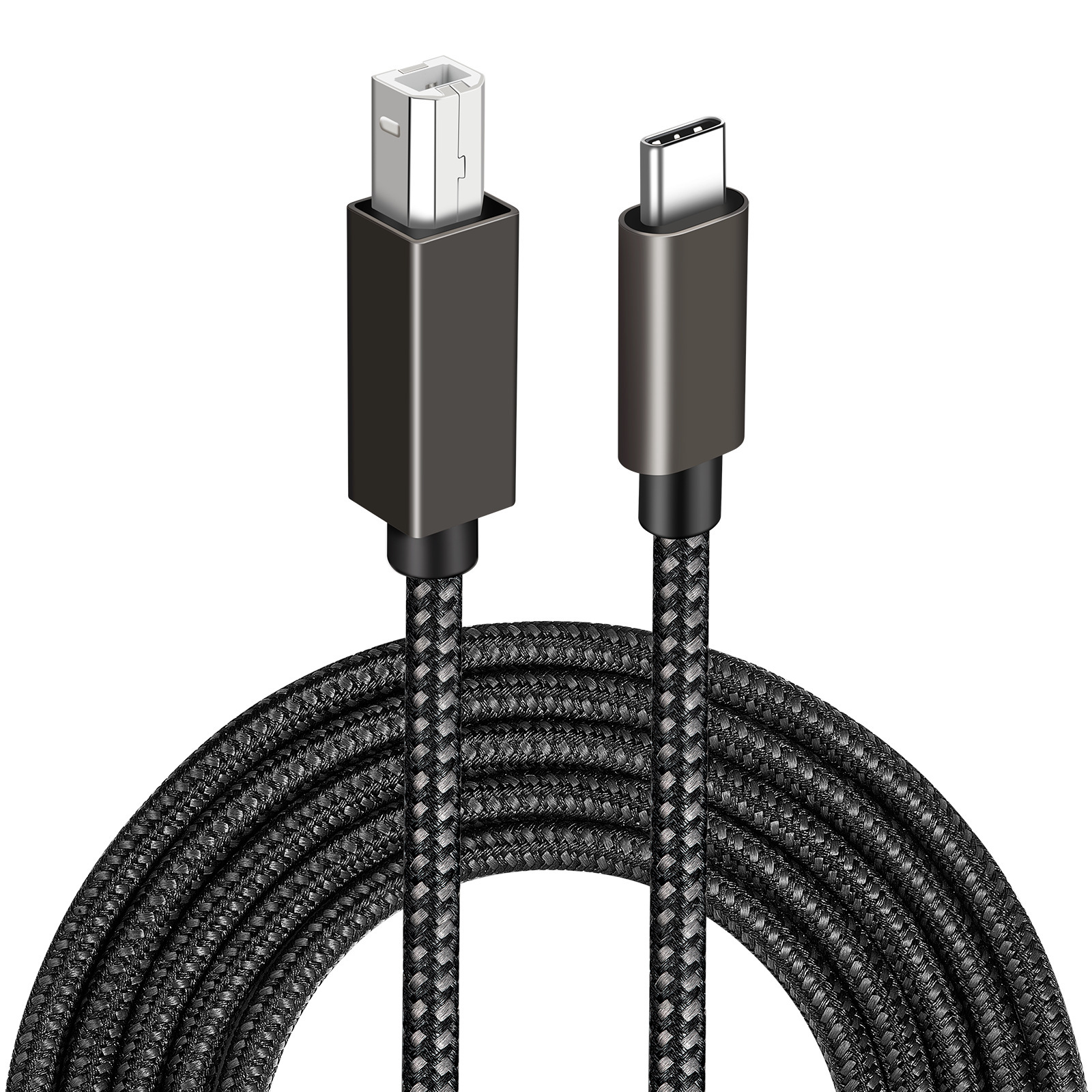 USB-B till USB-C skrivarkabel Svart 2 m - Elgiganten - Elgiganten