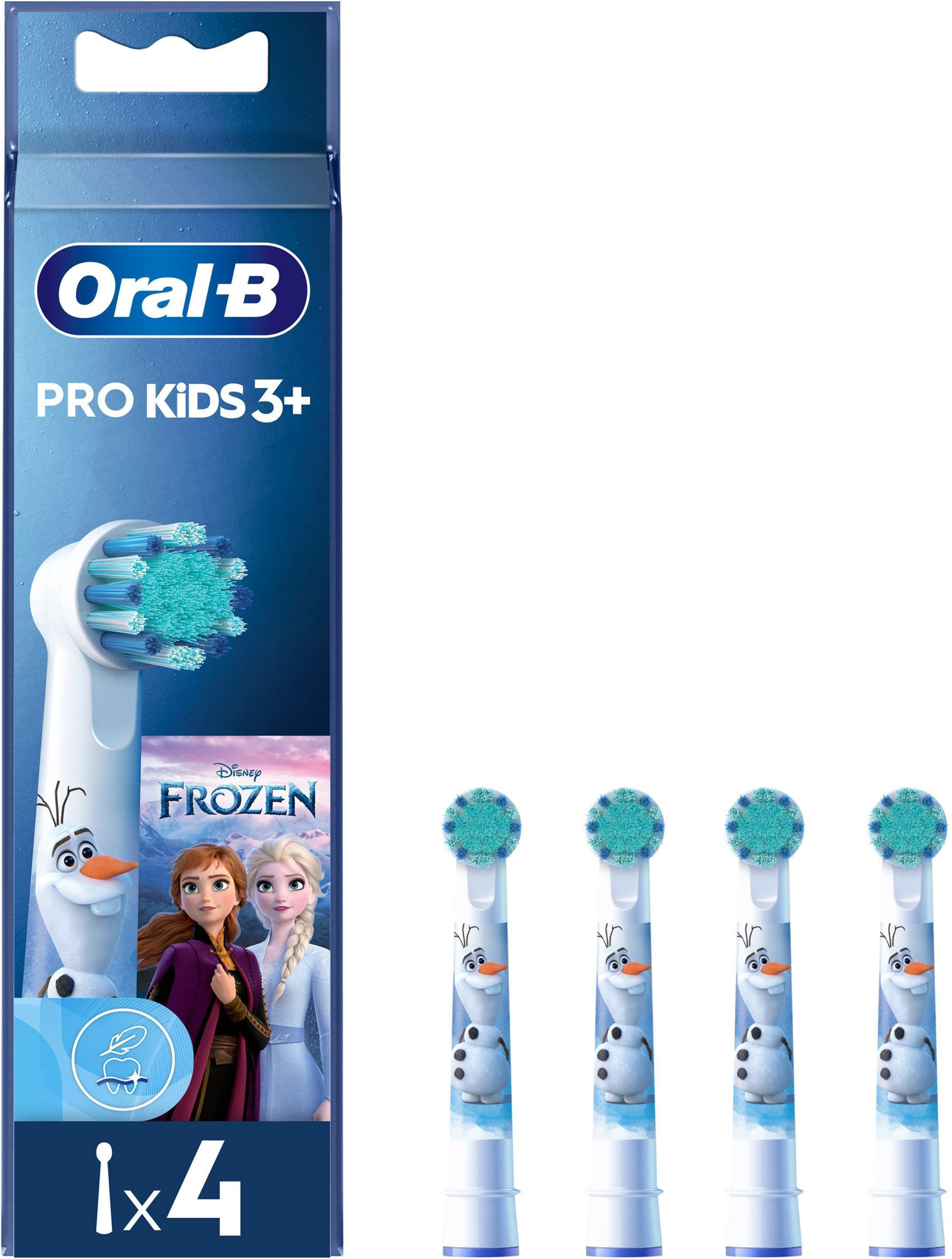 Oral-B Kids Frozen tandborsthuvud 804087 (4-pk) - Elgiganten - Elgiganten